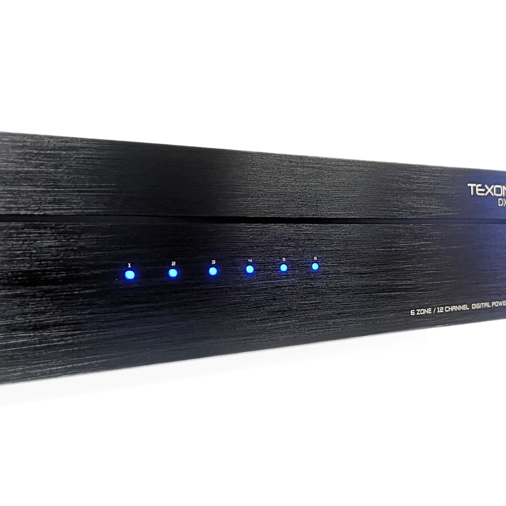 6 Zone 12-Channel Digital Amplifier - 80W/Channel – TEXONIC AV Inc